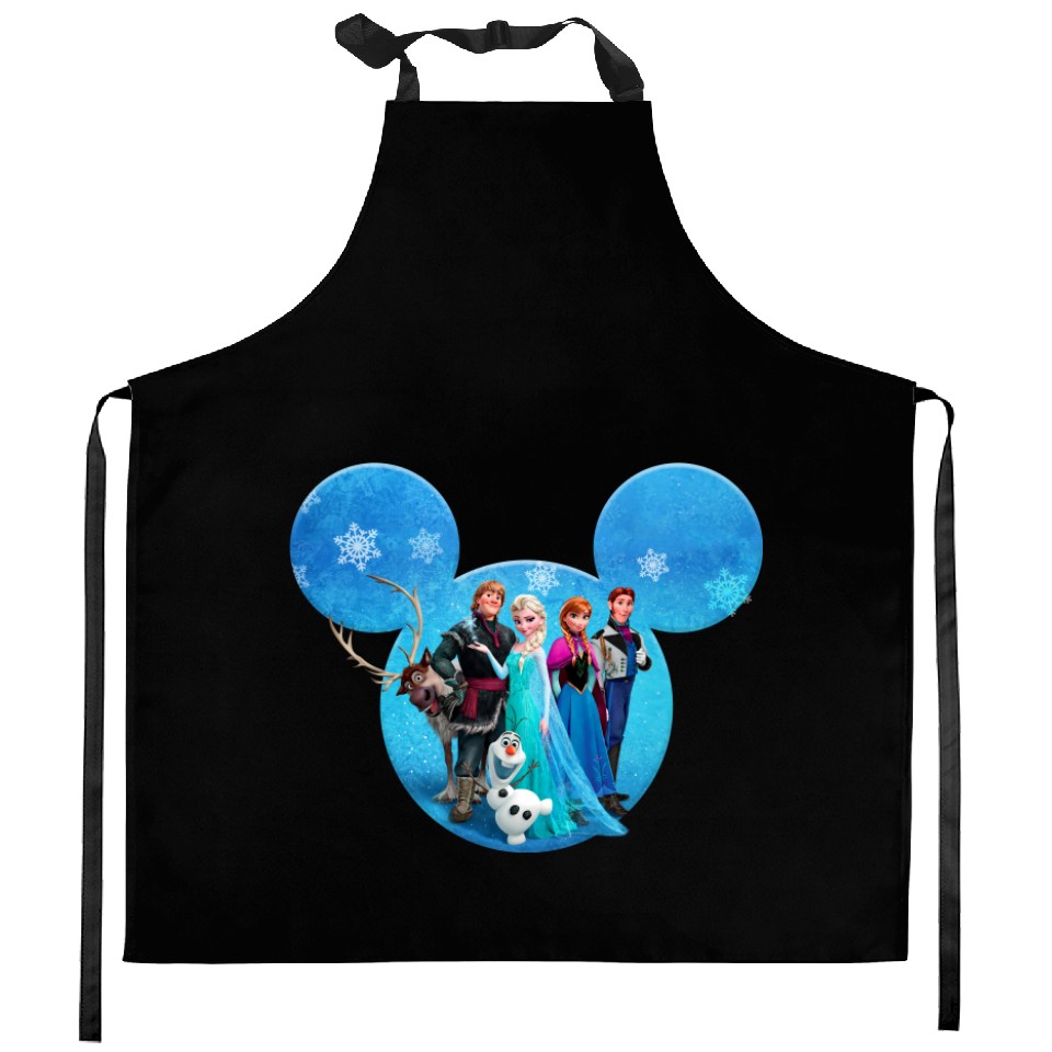 Disney Princess Elsa Kitchen Aprons - Frozen Elsa Anna Kitchen Aprons ...