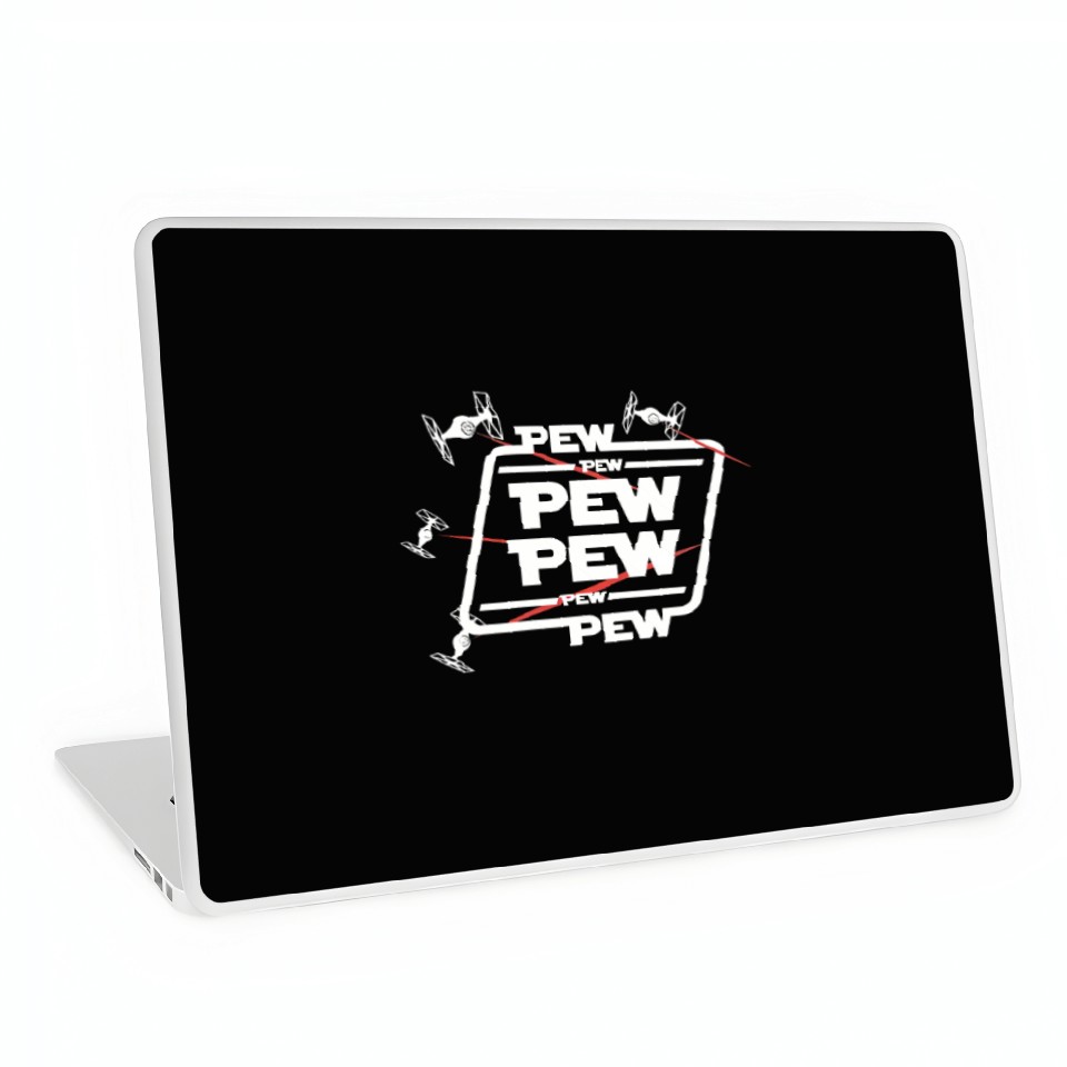 Pew Pew Laptop Skins, Pew Pew with Drone Laptop Skins, Disney Unisex ...