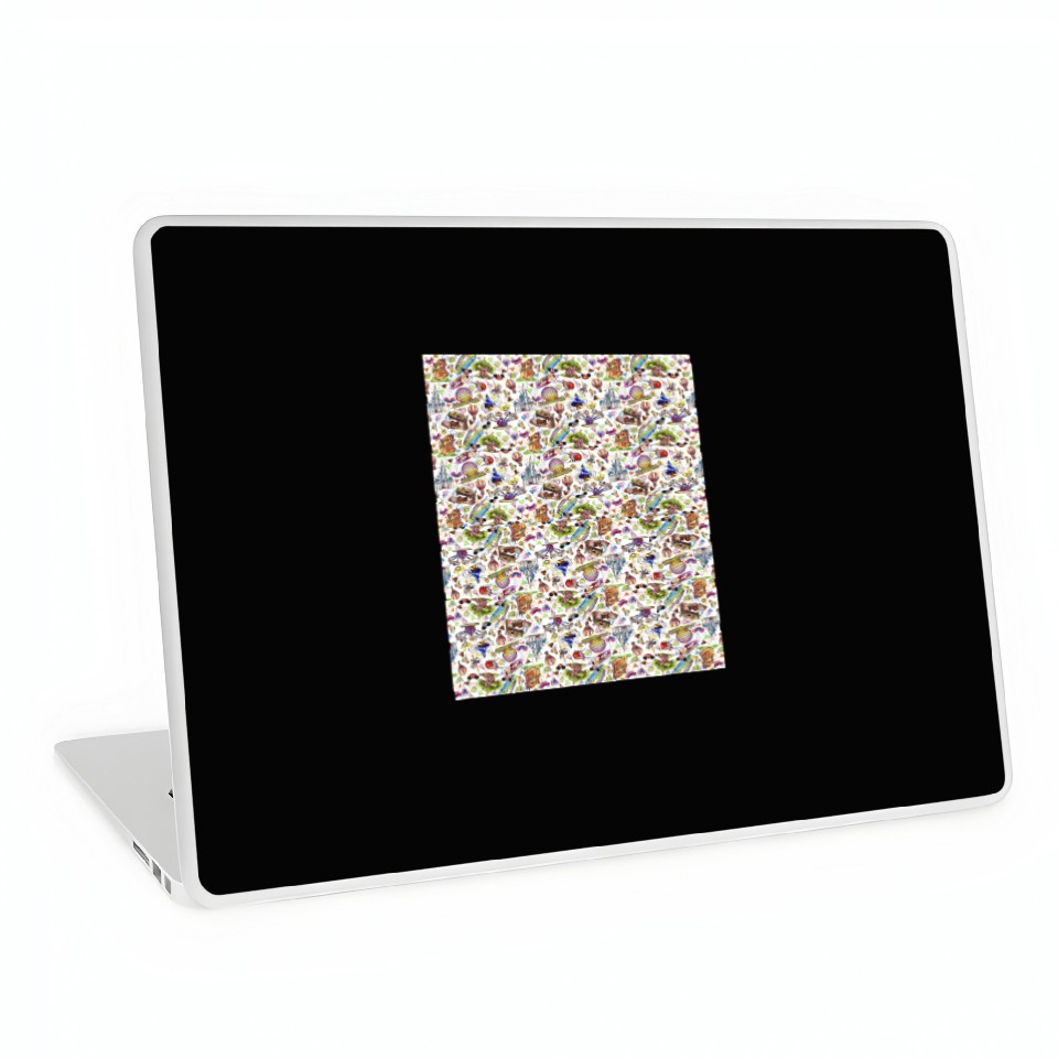 Magic Kingdom Disney Makeup Bag Laptop Skins | ID 20647641 by Ivan ...