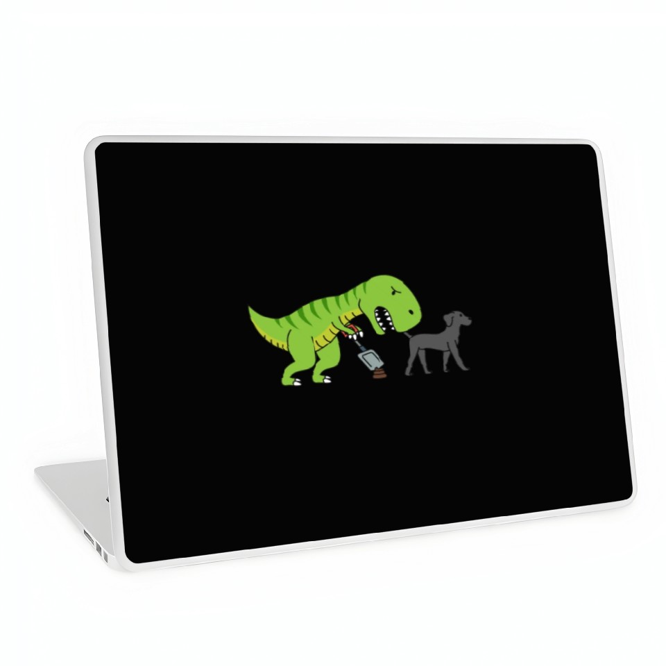 Great Dane T-Rex Dinosaur Poop Laptop Skins | ID 77820164 by Camila ...