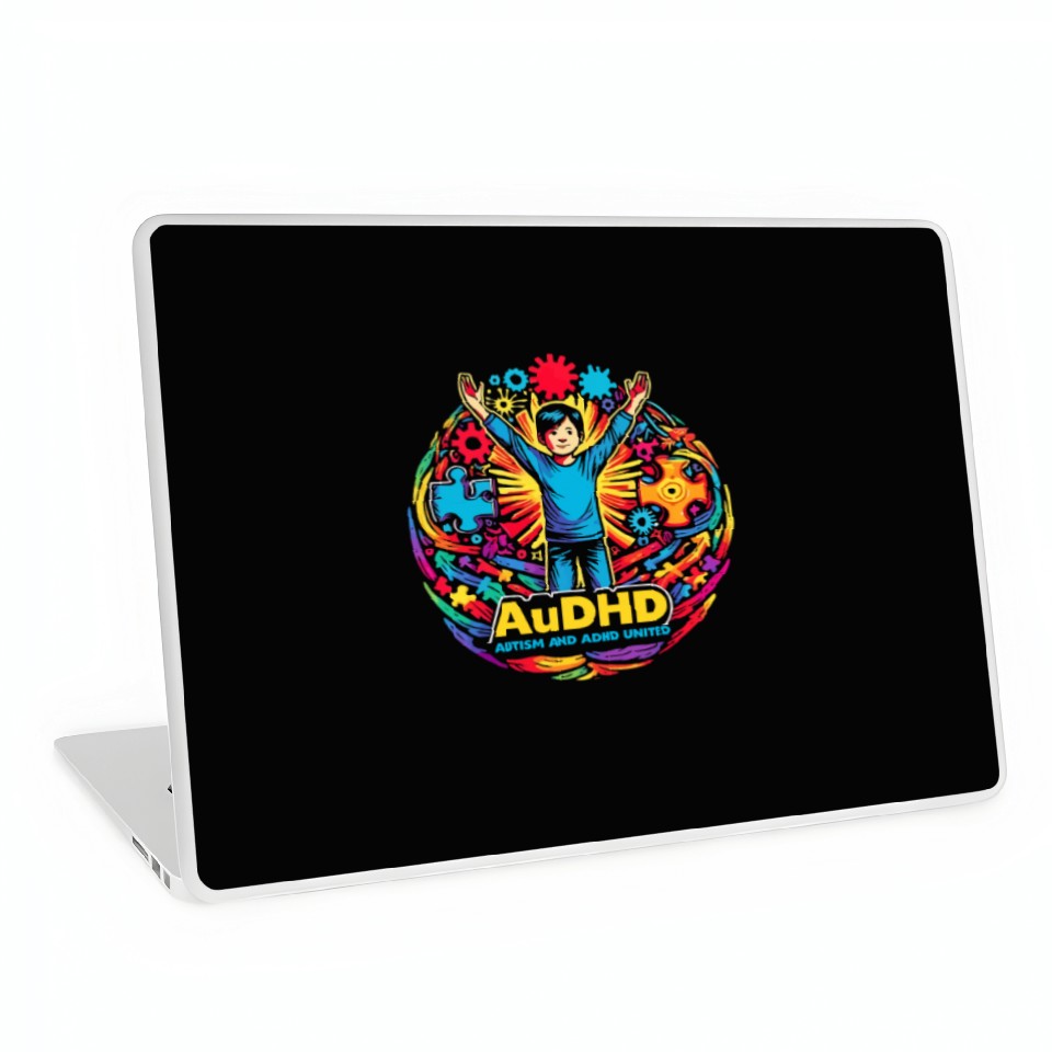 AuDHD Autism ADHD Autistic Spectrum Neurodiversity Laptop Skins | ID ...