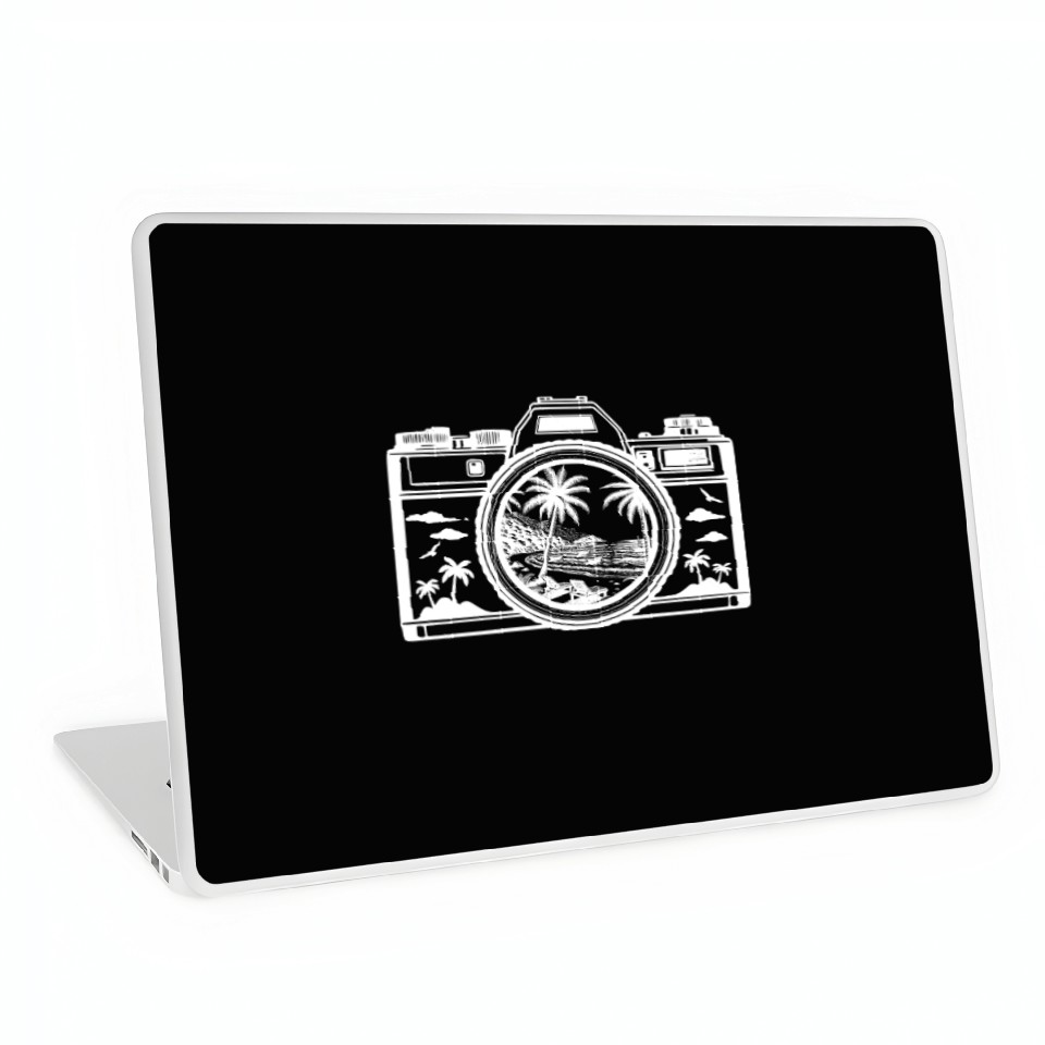 Camera beach scene Camera scene GOOD SS 6x6 Laptop Skins | ID 103799425 ...