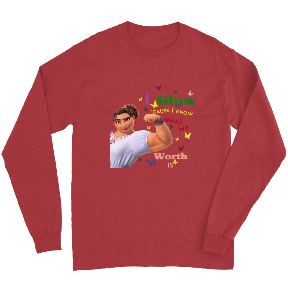 Disney Encanto Luisa Long Sleeves, I Glow Cause I Know What My Worth Is ...