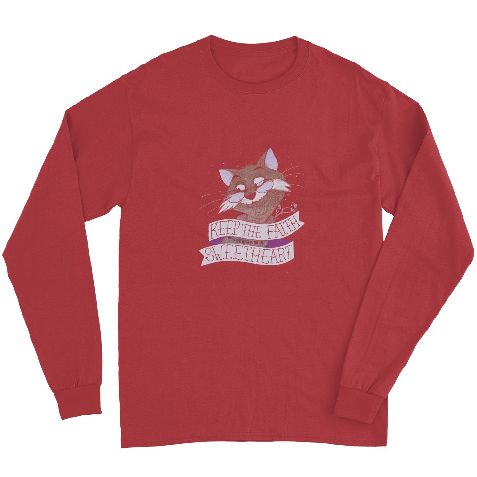 Disney The Rescuers Down Under Rufus the Cat Quote Retro Long Sleeves ...