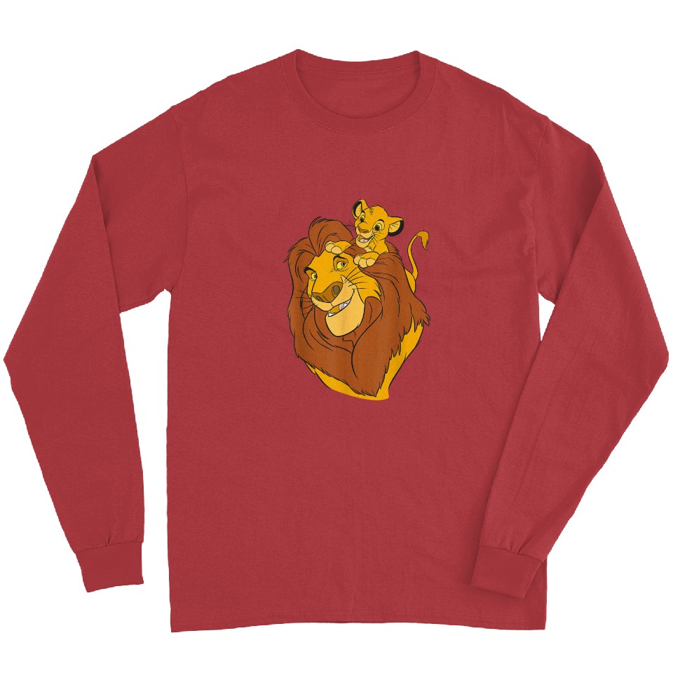 Disney The Lion King Simba And Mufasa Father And Son Long Sleeves | ID ...