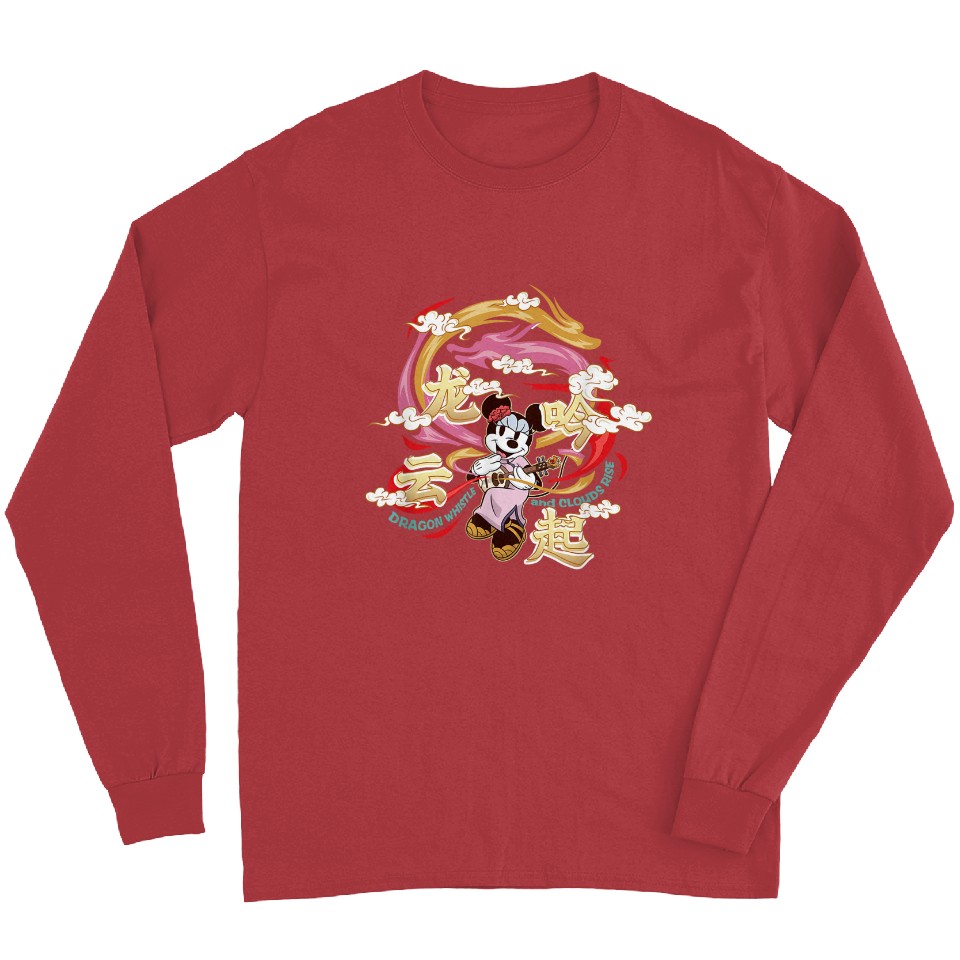 Disneyss Minnie Mouse 2024 Lunar New Year Dragon Whistle Long Sleeves ...