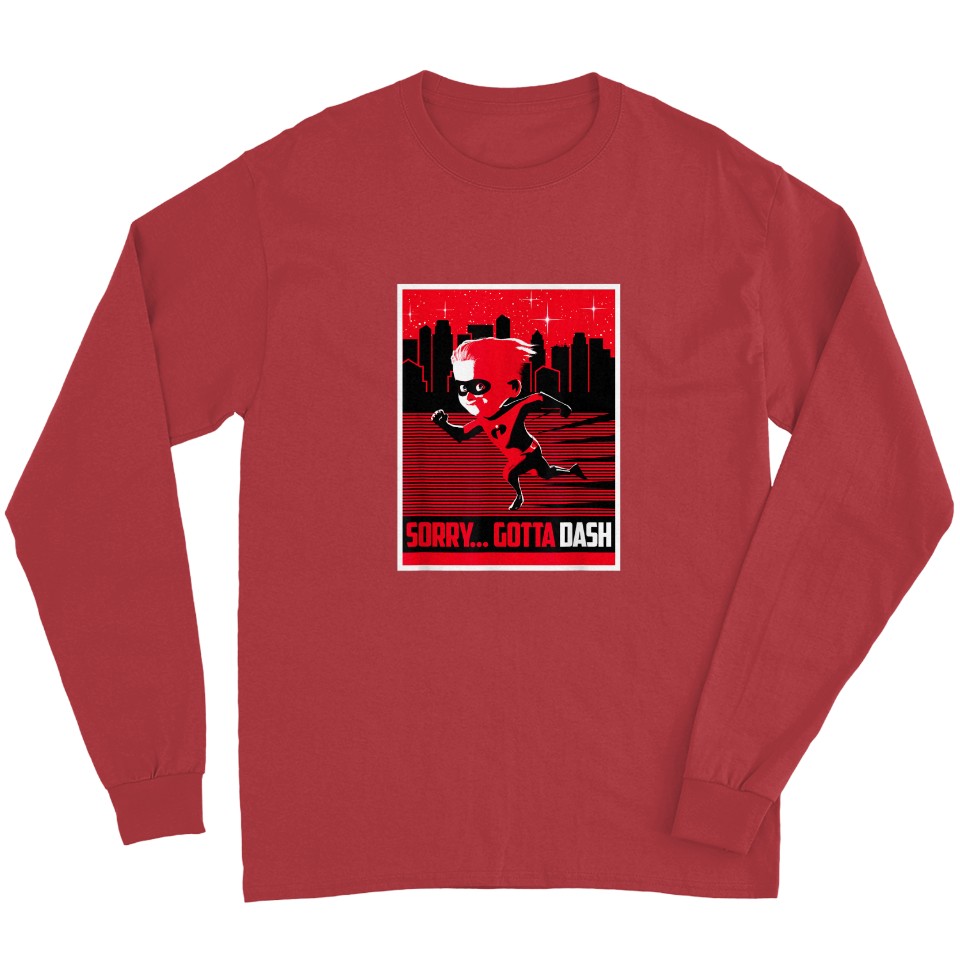 Disney pixars The Incredibles Dash Sideways Gotta Dash Long Sleeves ...