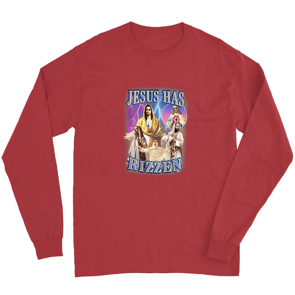 Jesus Has Rizzen On Back - He Is Rizzen Jesus Rizz : Bobs Burgers ...