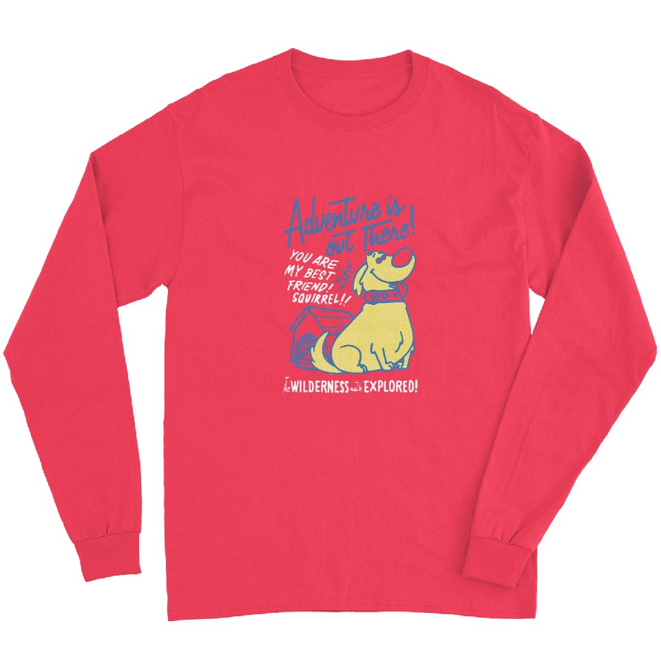 Disney Pixars Up Dug Adventure Is Out There Retro Logo Amazons.com Long ...