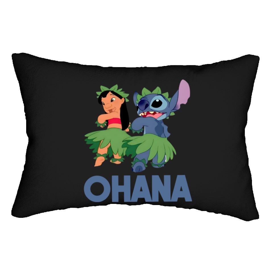 Lilo and Stitch, Ohana Lumbar Pillows, Stitch Lumbar Pillows, Disney ...