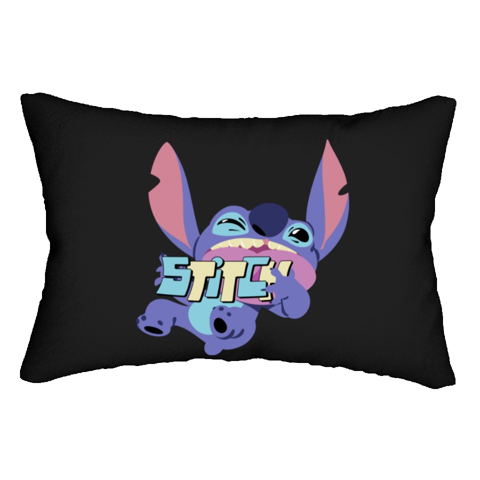 Disney Lilo Stitch Playful Silly Stitch Big Chest Portrait Long Sleeve ...