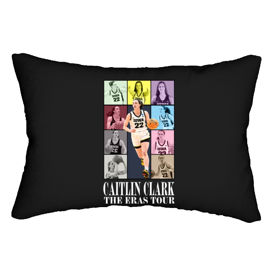 Funny Caitlin Clark The Eras Tour Lumbar Pillows, Caitlin Clark Graphic ...