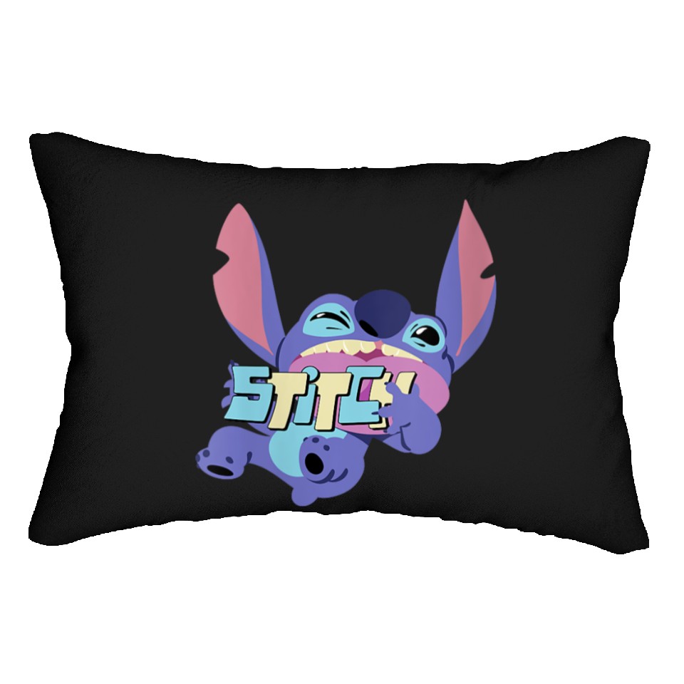 Womens Disney Lilo Stitch Playful Silly Stitch Big Chest Portrait ...