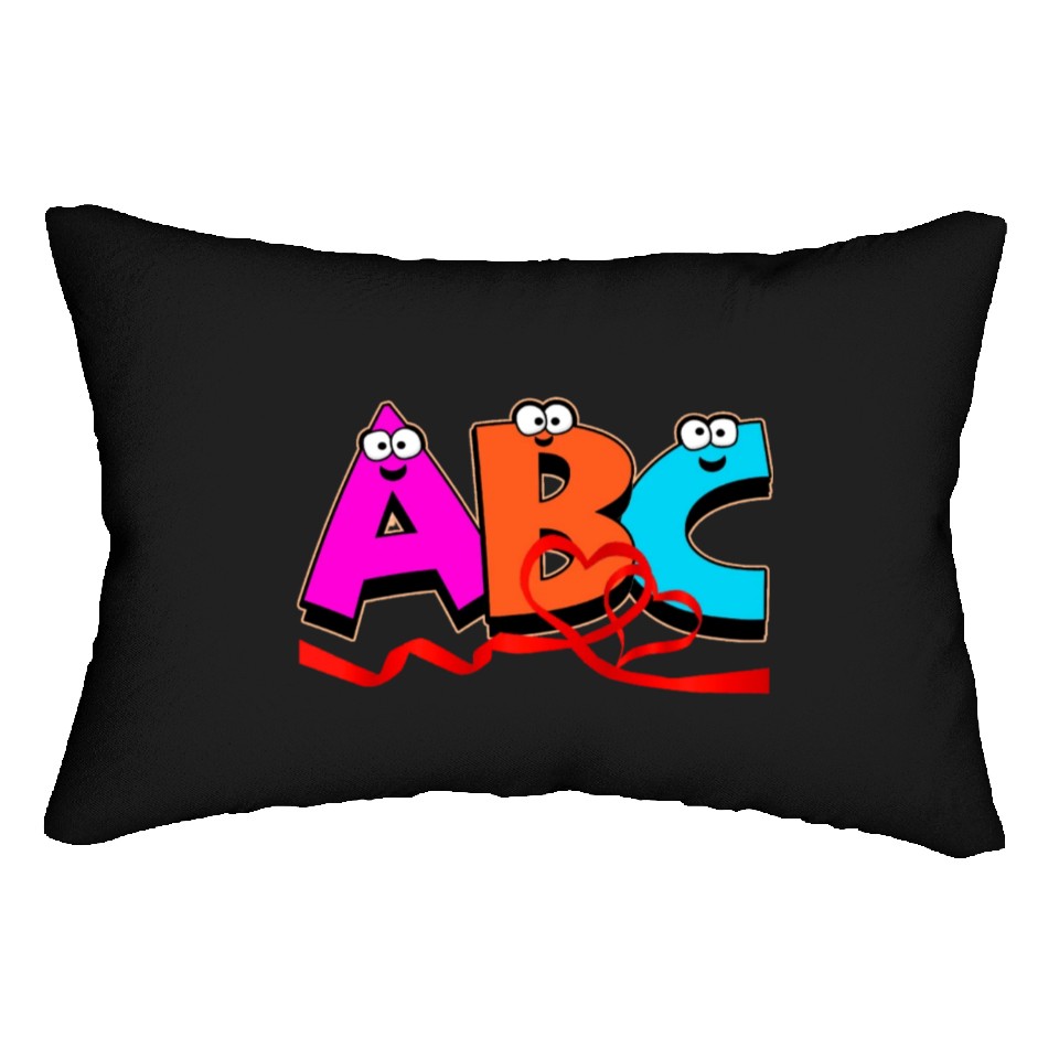 Alphabet abc i love you Lumbar Pillows | ID 109493186 by Camila ...