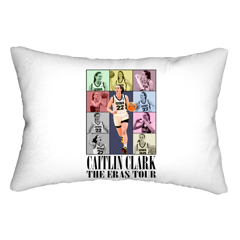 Caitlin Clark The Eras Tour Lumbar Pillows, Clark and Clark Lumbar ...