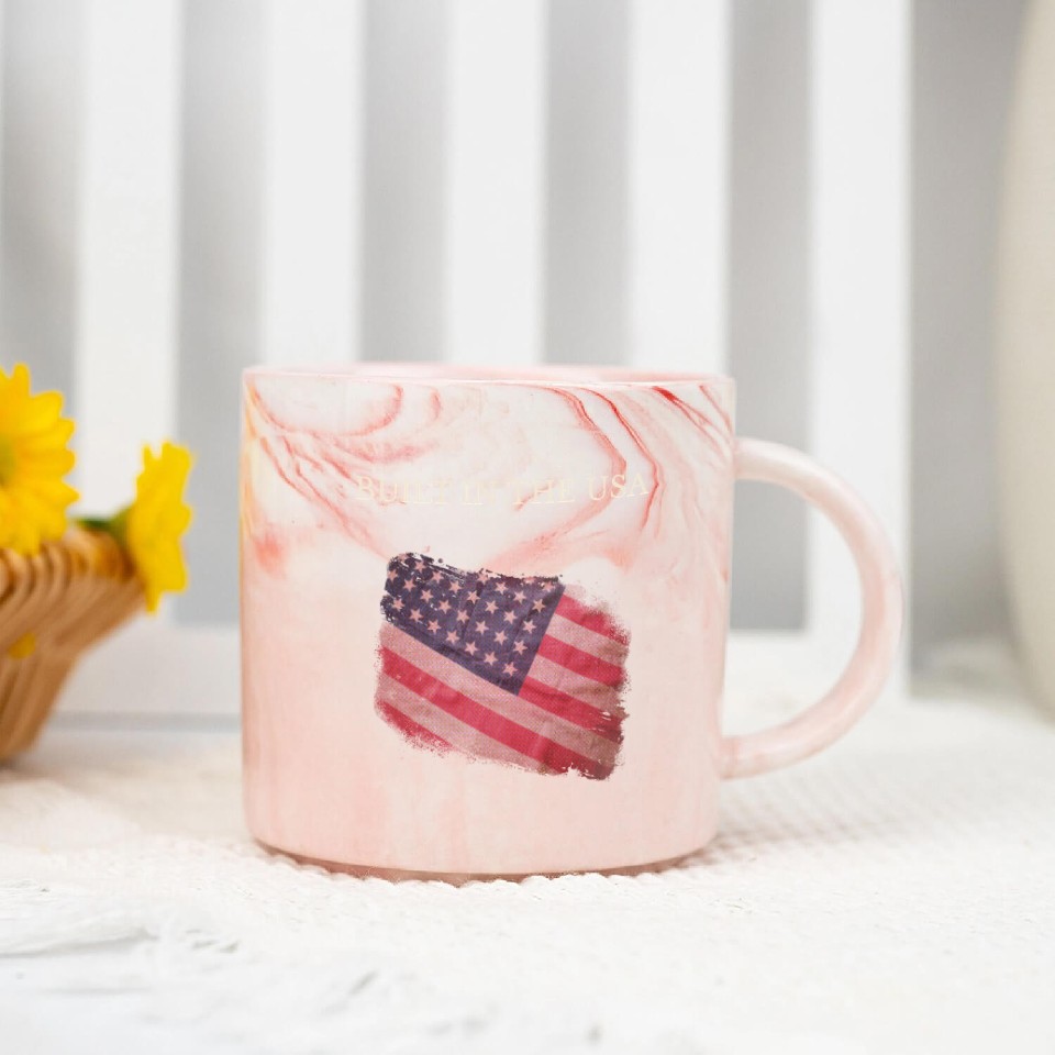Built In The USA Marble Mugs | ID 94375085 by Camila Fernandes | Printblur