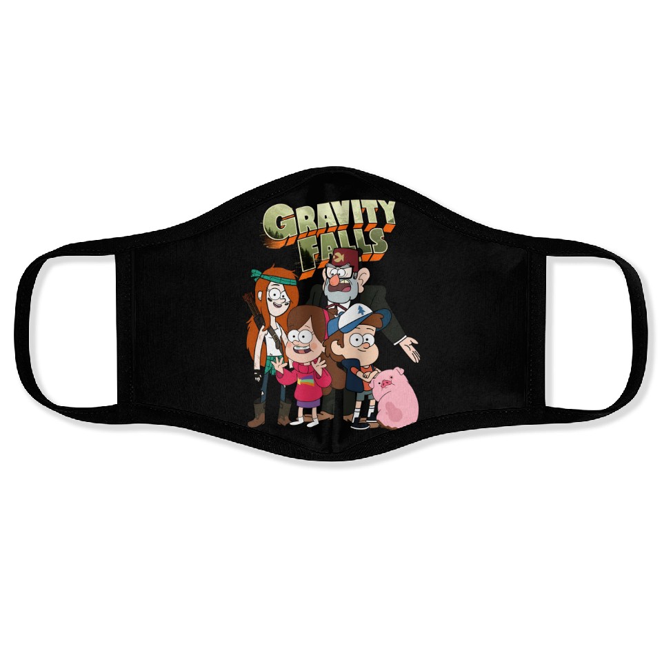 Gravity Falls Family Dynamics Face Masks, Disney Gravity Falls 90s Face ...
