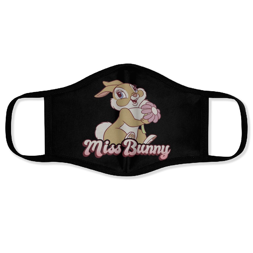 Disney Bambi Miss Bunny Floral Portrait Face Masks, Flower And Thumper ...