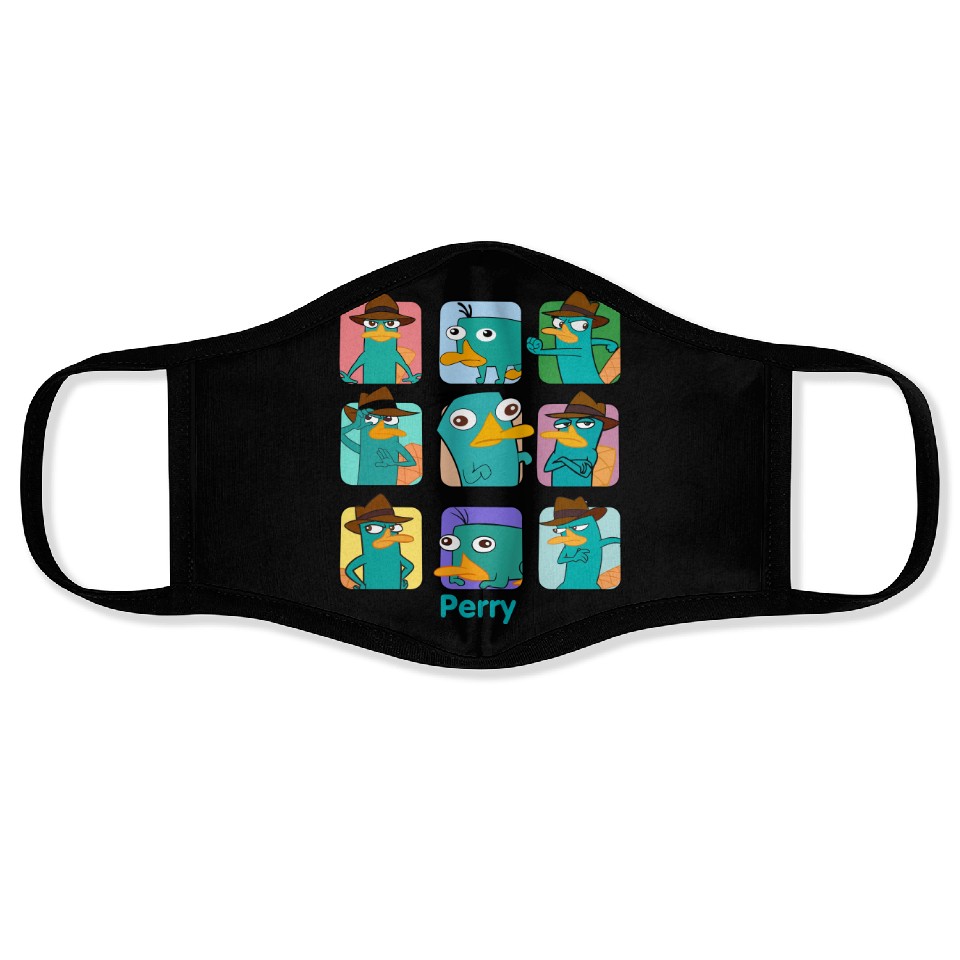Disney Phineas and Ferb Perry the Platypus Emotions Retro 90s Graphic ...