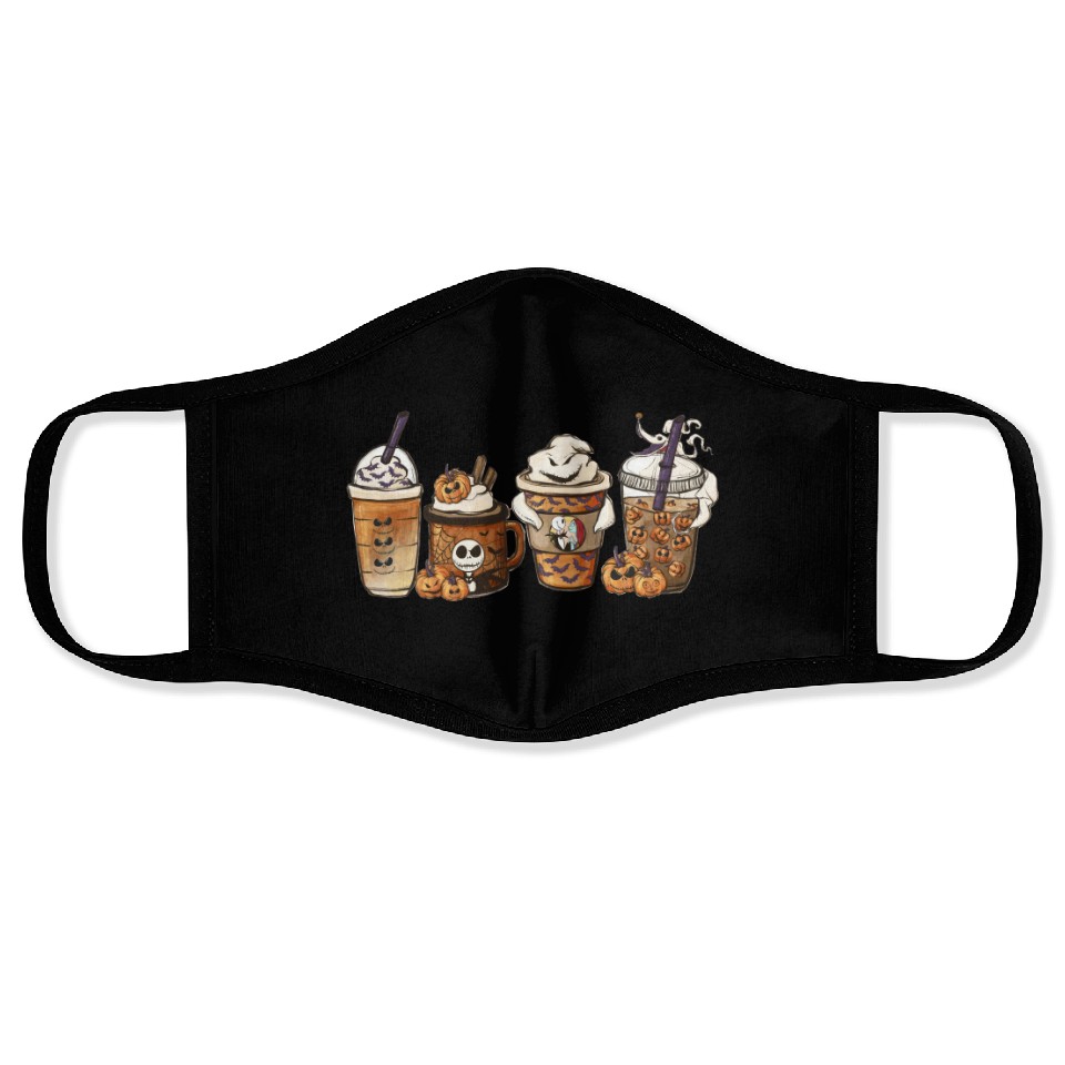 Disney The Nightmare Before Christmas Coffee Cup Face Masks, Jack ...
