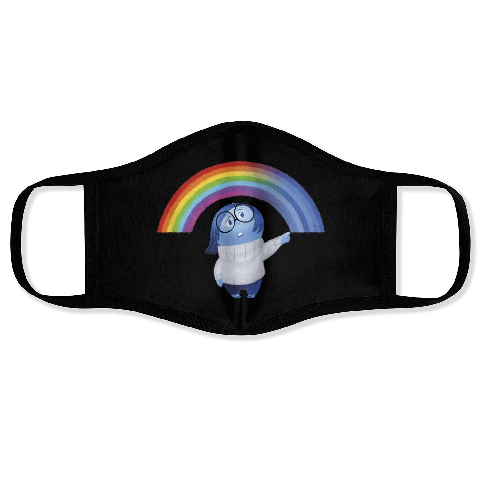 Disney Inside Out Sadness Rainbow Face Masks | ID 20678867 by Iwona ...