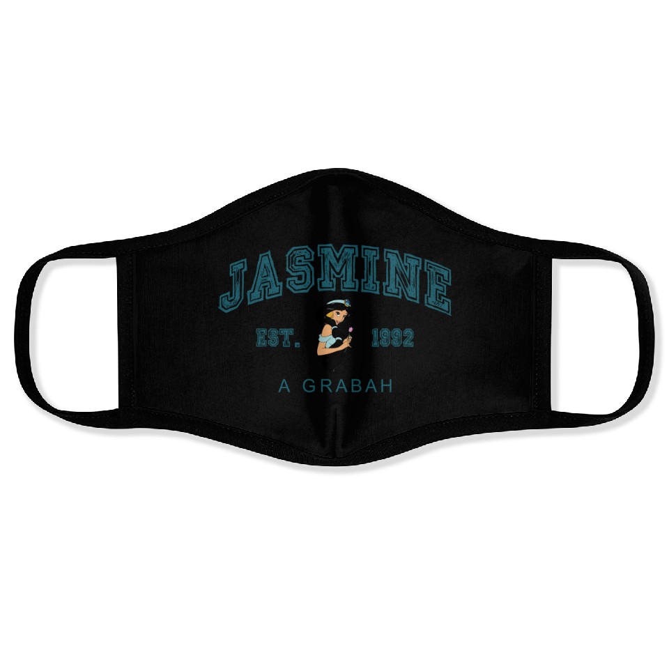 Jasmine Princess Face Masks, Jasmine Est 1992 Face Masks, Disney ...