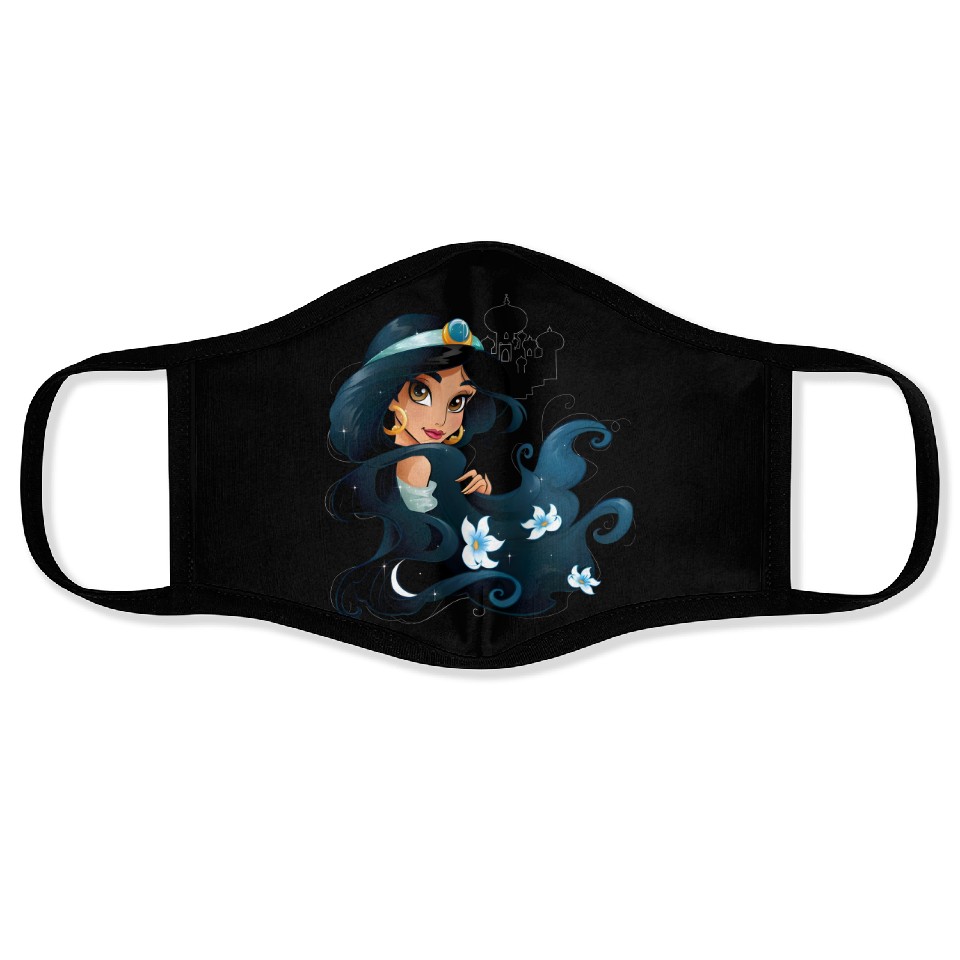 Disney Jasmine Princess Face Masks, Princess Matching Face Masks | ID ...