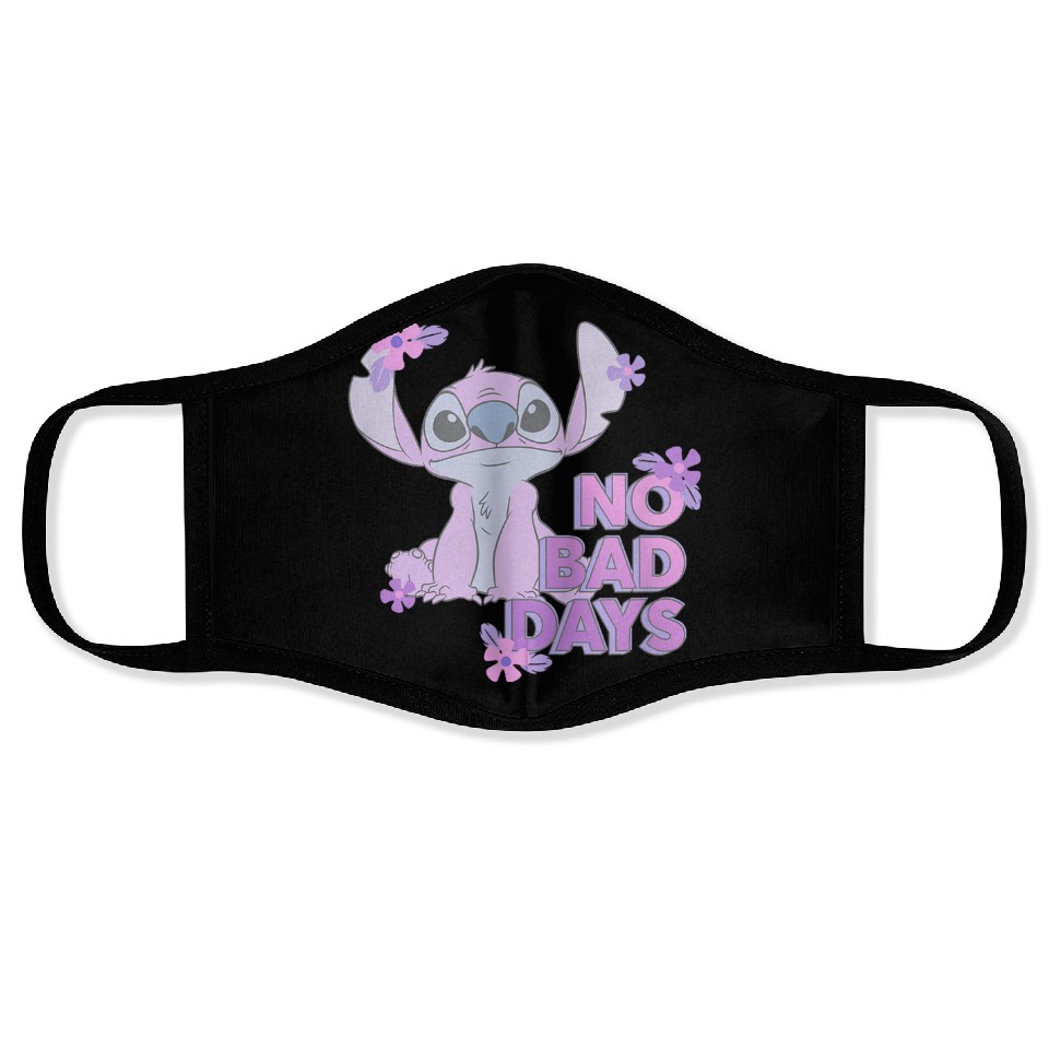 Disneys Lilo Stitch No Bad Days Cute Stitch Chest Portrait Face Masks ...