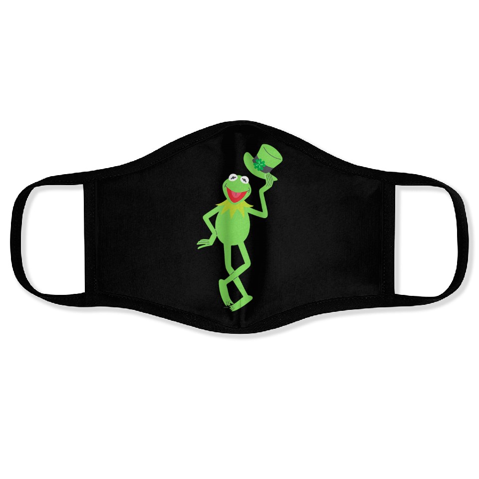 Disneyss Muppets K the frog With Top Hat St Patricks Day Face Masks ...
