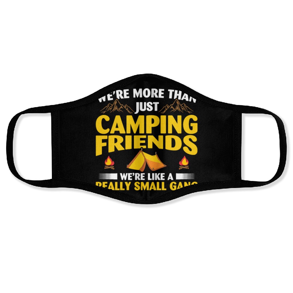 We're more than just Camping Friends Small Gang Face Masks | ID ...