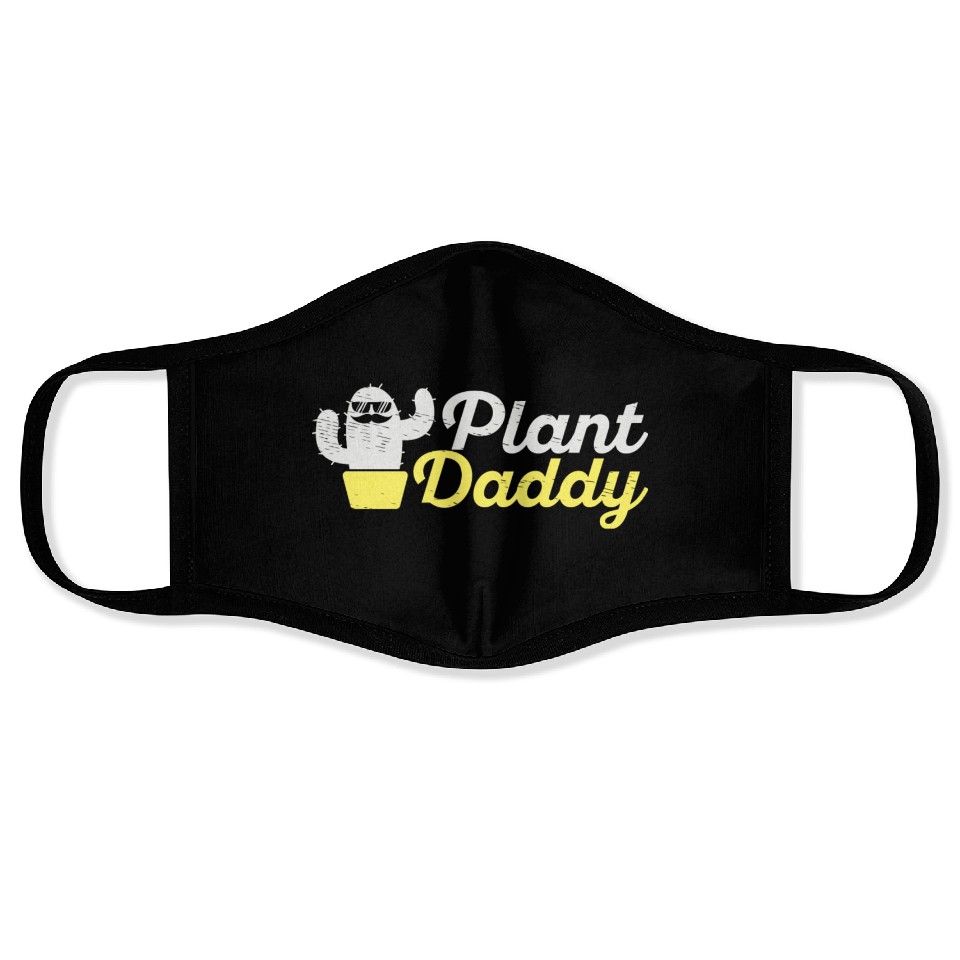 Plant Lover Dad Gardening Plants Gardener Face Masks | ID 113141418 by ...