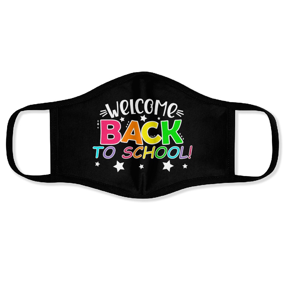 Welcome Back To School Face Masks for Teachers Women | ID 112982738 by ...