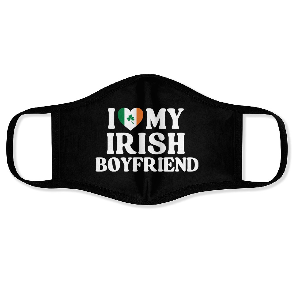 I Love My Irish Boyfriend Face Masks | ID 48341014 by Camila Fernandes ...