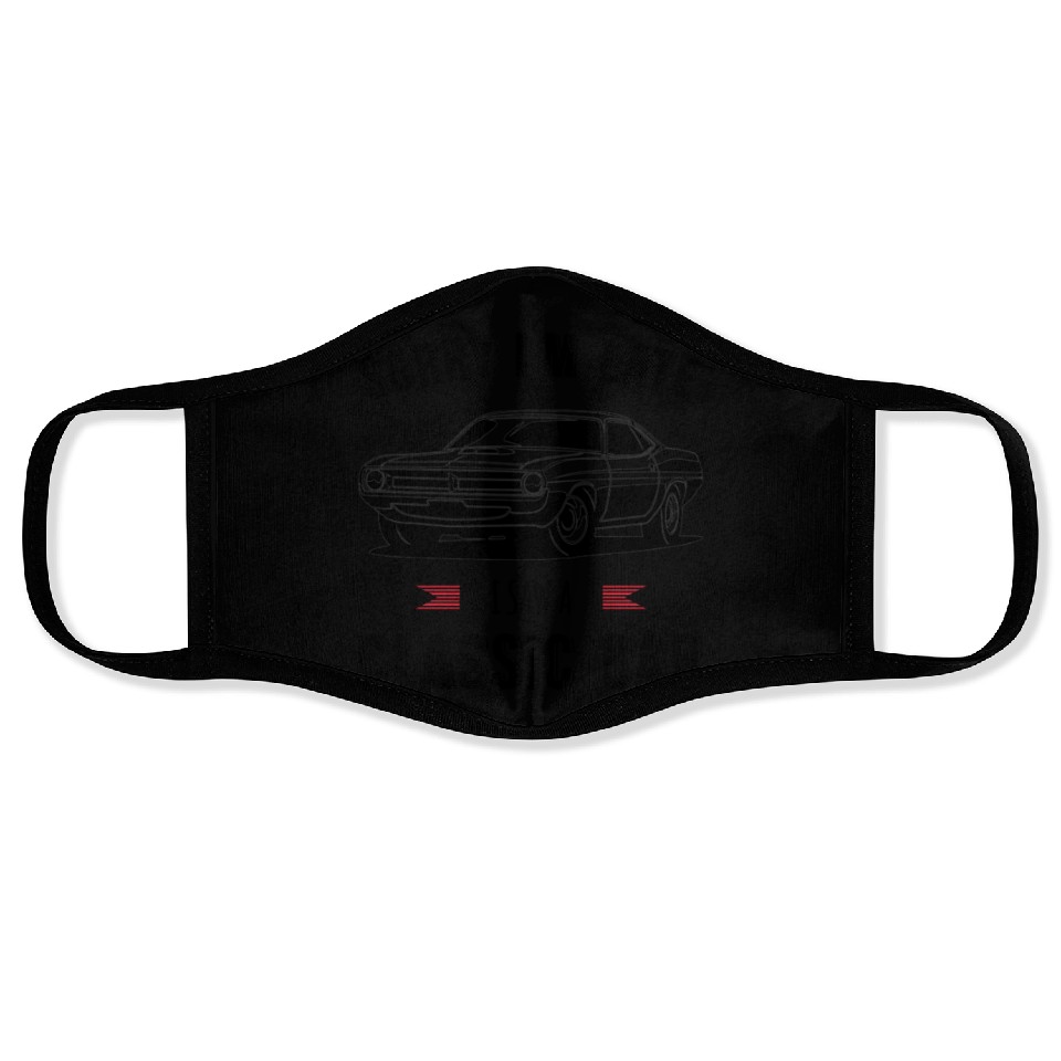 Sorry I'm Late I Saw A Classic Car Face Masks | ID 53862372 by Camila ...