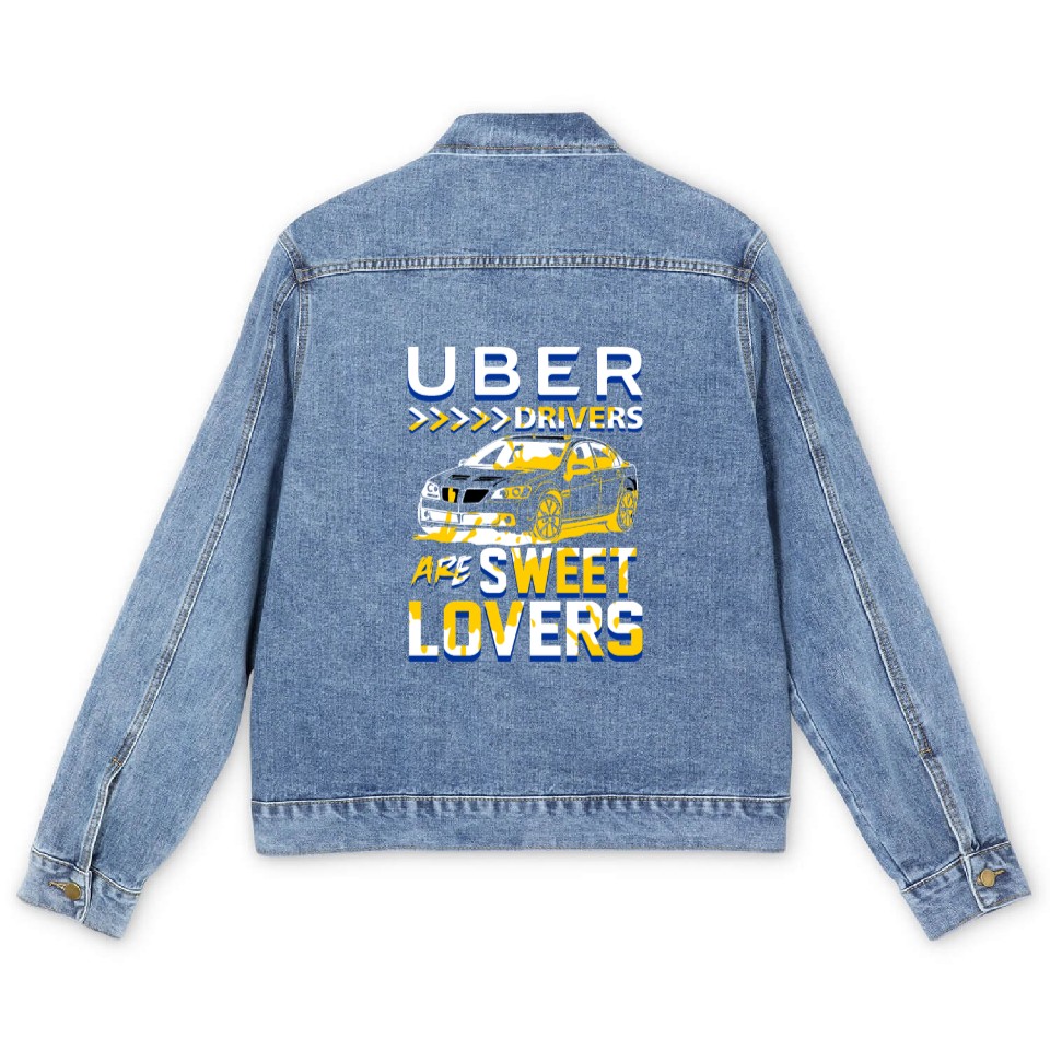 Uber Drivers are Sweet Lovers - Uber version2 Men's Denim Jackets | ID ...