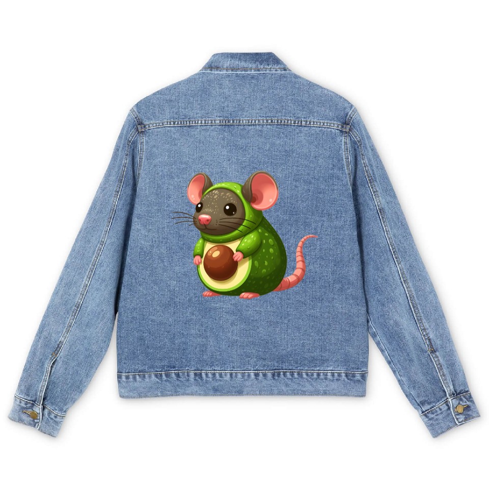 Avo-Rat - Avocado Costume Men's Denim Jackets | ID 40102737 by Camila ...