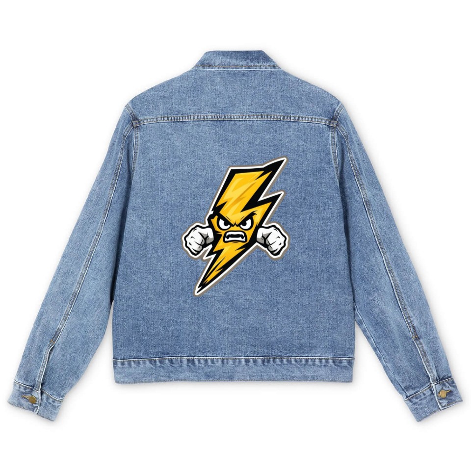 Gothic Lightning – Shock Mode Activated Men's Denim Jackets | ID ...