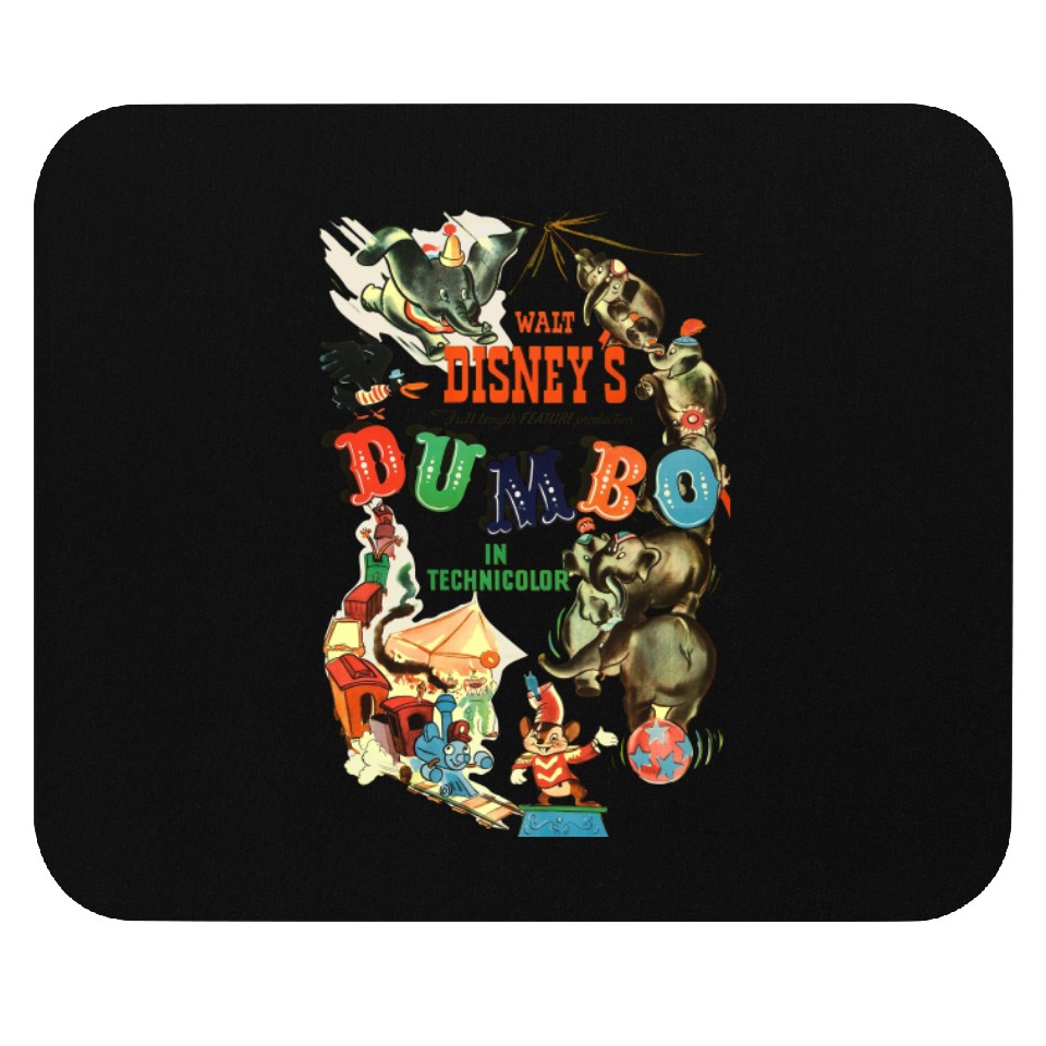Disney Dumbo Baby Elephant Mouse Pads, Disneyland Vacation Mouse Pads ...