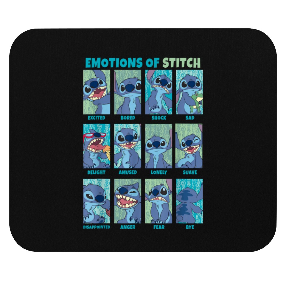 Disney Lilo Stitch Emotions Of Stitch Panels Mouse Pads | ID 20566140 ...