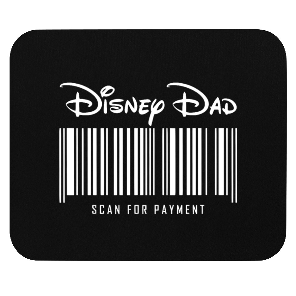 Vintage Disney Dad Scan For Payment Mouse Pads, Disney Dad Mouse Pads 2023, Fathers Day Mouse ...