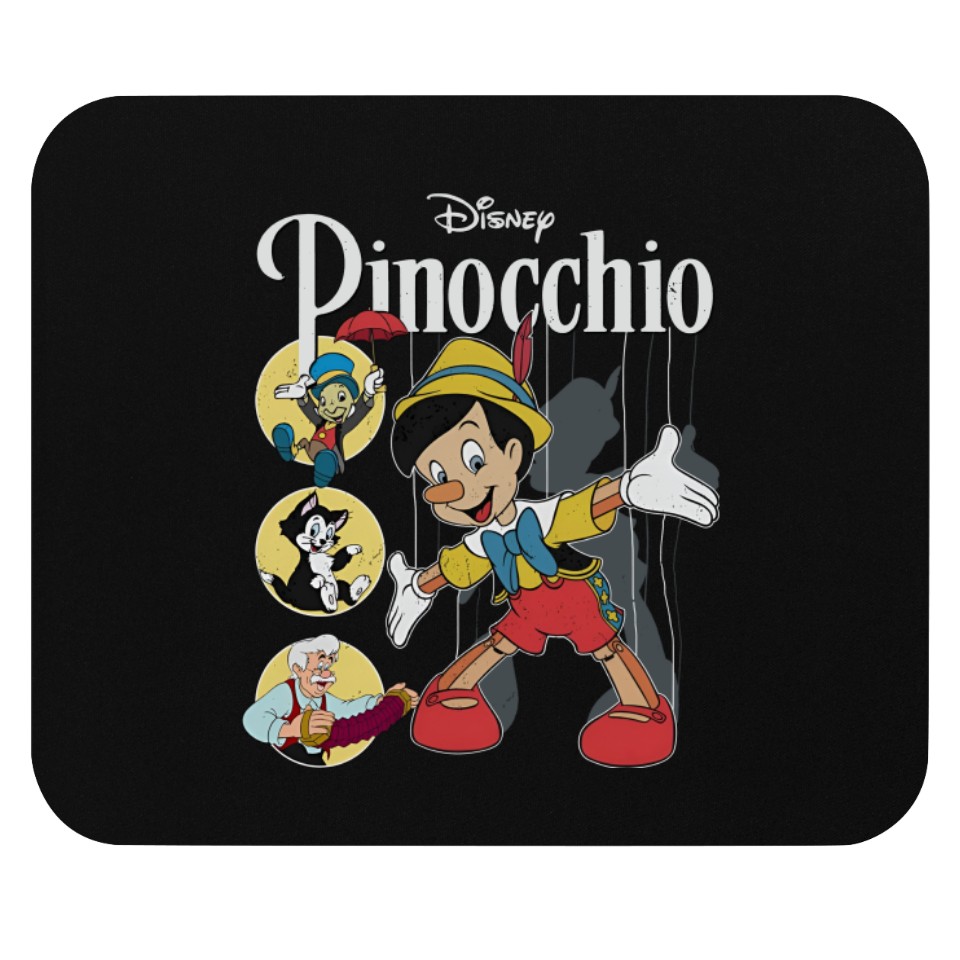Pinocchio Vintage Movie Characters Group Shot, Disney Pinocchio Mouse ...