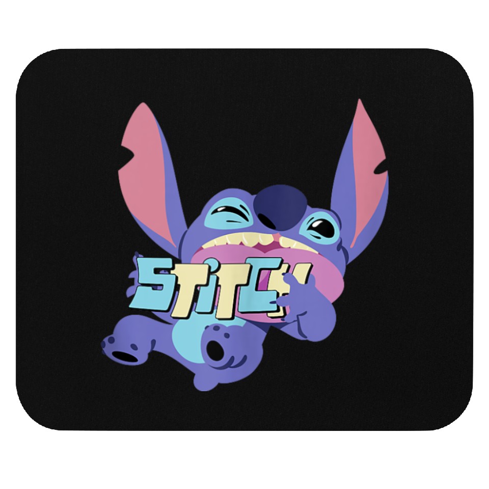 Disney Lilo Stitch Playful Silly Stitch Big Chest Portrait Mouse Pads ...