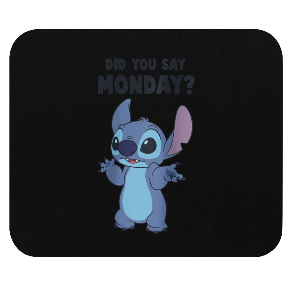 Disney Lilo Stitch Did You Say Monday Big Chest Portrait Mouse Pads ...