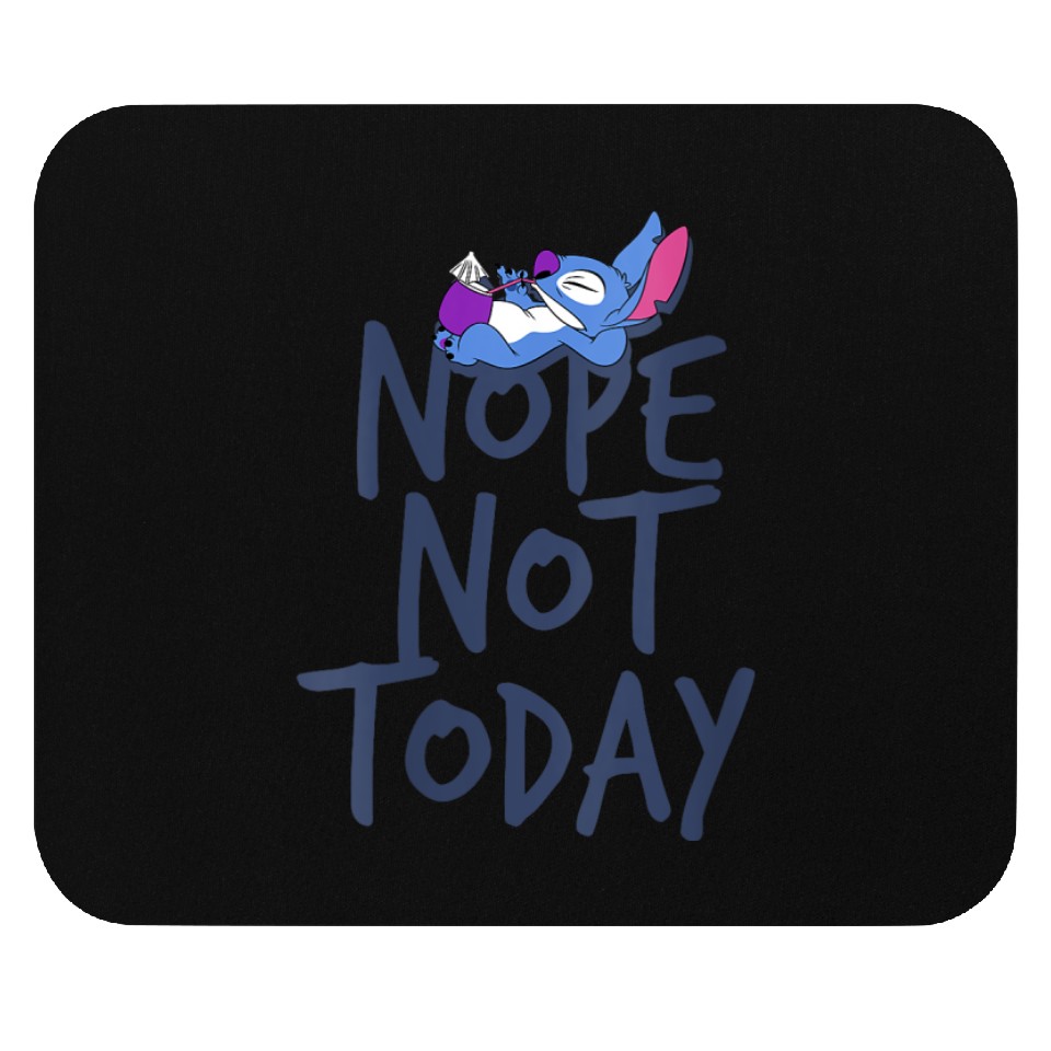 Womens Disney Lilo Stitch Nope Not Today Stitch Relaxing Logo Mouse ...