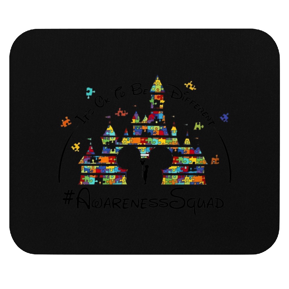 Disney Castle Awareness Squad Mouse Pads, Mickey Minnie Autism ...