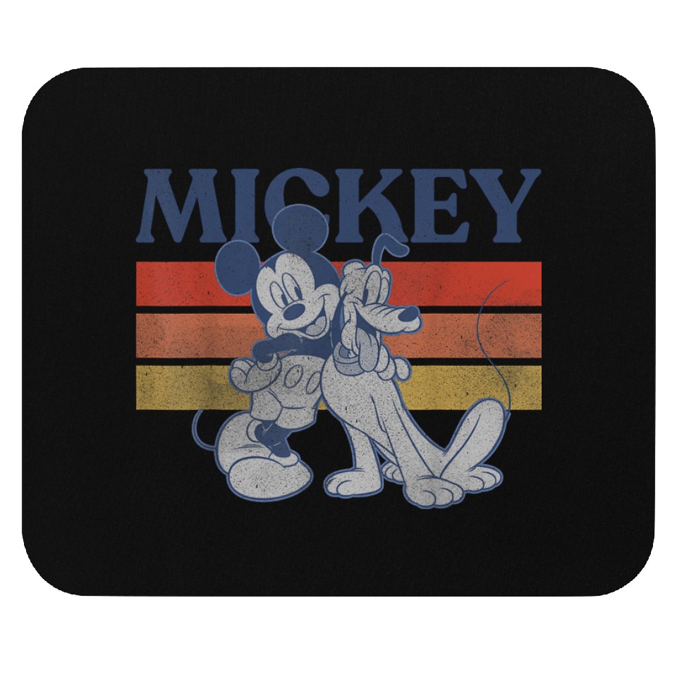 Disneys Mickey And Friends Mickey And Pluto Retro Line Mouse Pads | ID ...