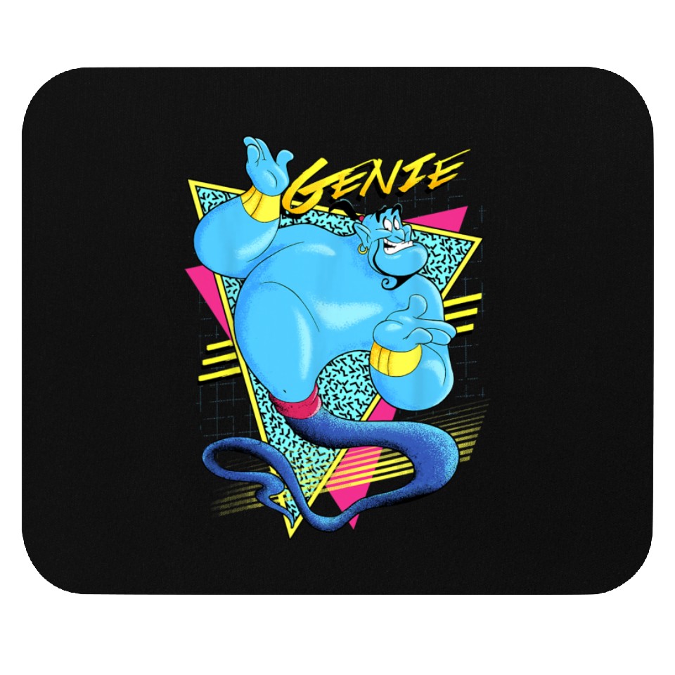 Disney Aladdin Genie Retro Abstract Portrait Logo Mouse Pads | ID ...