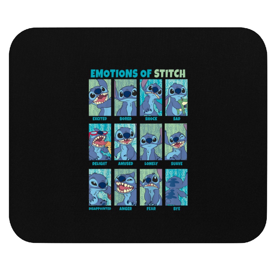 Kids Disney Lilo Stitch Emotions Of Stitch Mood Mouse Pads | ID ...