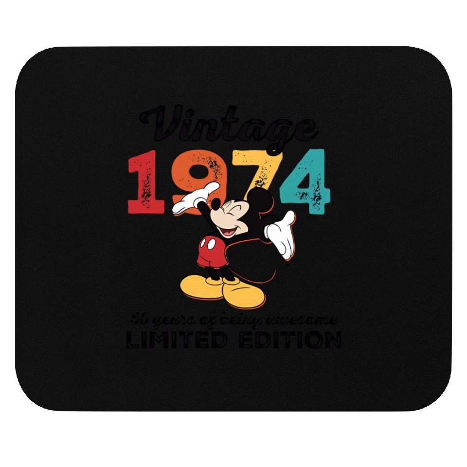 Personalized Vintage 1974 Limited Edition Mickey Mouse Pads, Disney ...