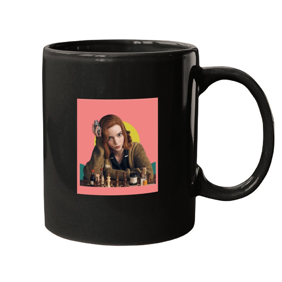 The Queens Gambit anya Taylor joy Mugs | ID 23625352 by DaviChavez ...